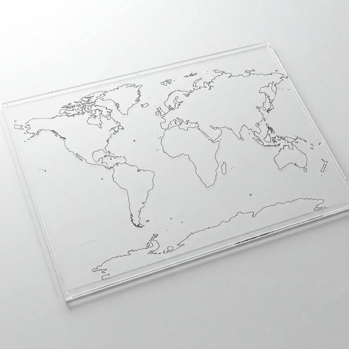 Lucite World Map – Feldart